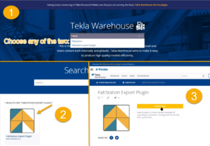 Export Project: Tekla Structures with TSEP Plugin (NEW!) | FabStation