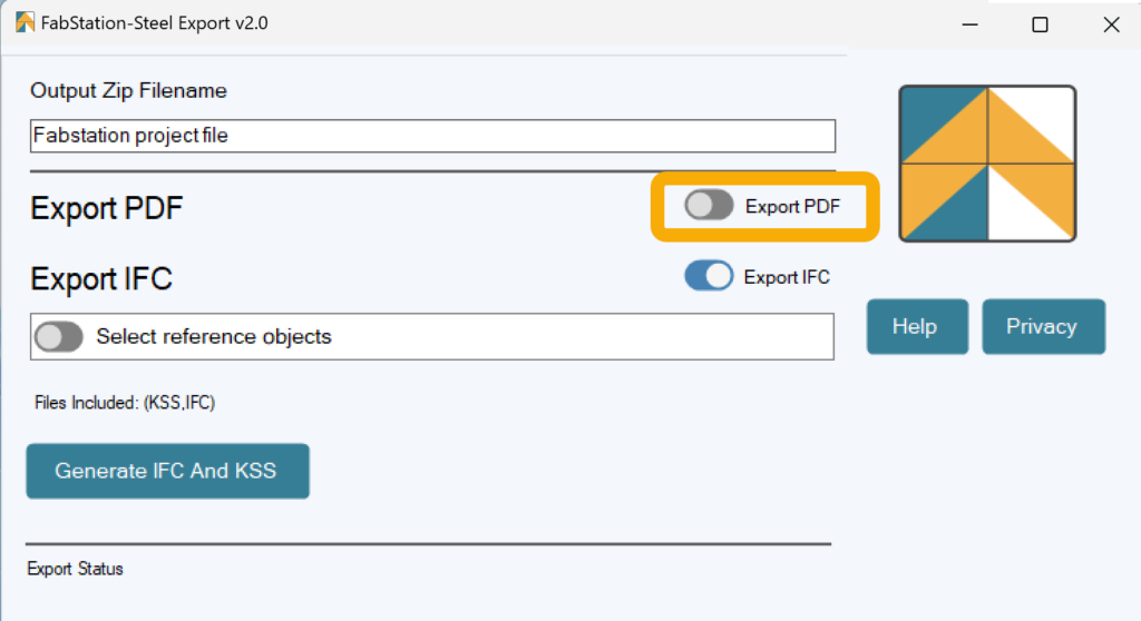 Export Project: Tekla Structures with TSEP Plugin (NEW!) | FabStation