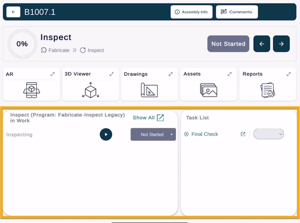 Tasks and Trackers | FabStation